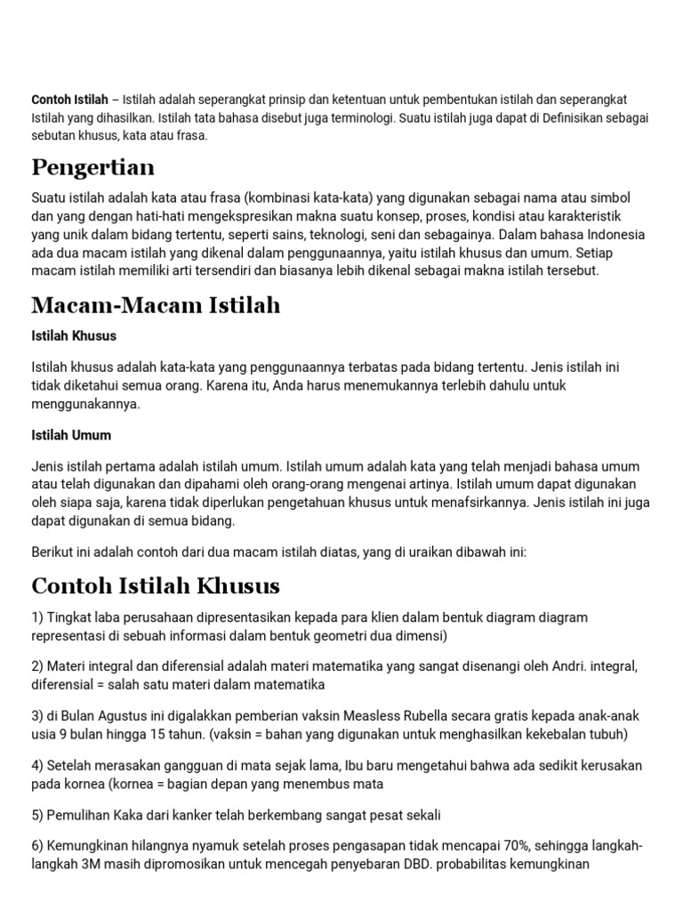 Istilah | PDF