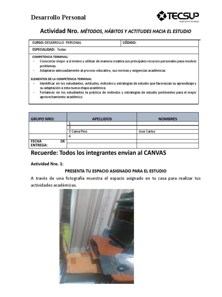 Actividad 2 - Métodos y Hábitos de Estudio | PDF | Habilidades de estudio