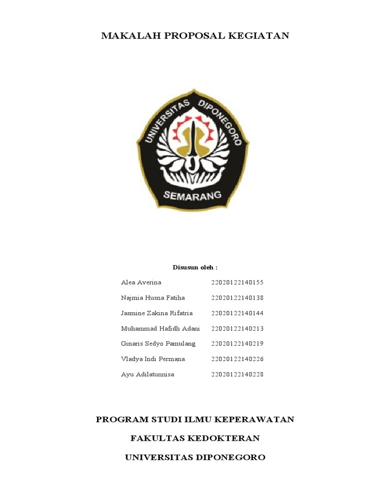 MAKALAH PROPOSAL KEGIATAN B.indo | PDF