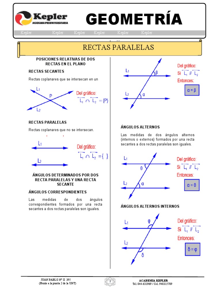 TEMA2 | PDF | Geometría | Geometría Elemental