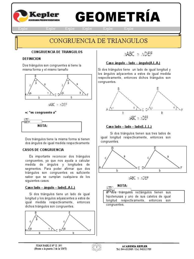 TEMA7 | PDF | Triángulo | Matemática Elemental