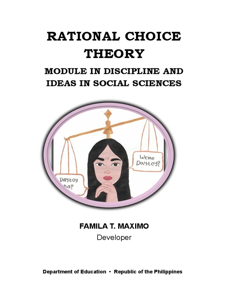 DISS11 Q2 W1 Rational-Choice-Theory Benguet Maximo-FINAL-1 | PDF ...