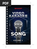 Videoke Song Book | PDF | Singers | American Musicians