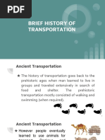 Transport Through The Ages - A Journey Through Time | PDF | Transport ...