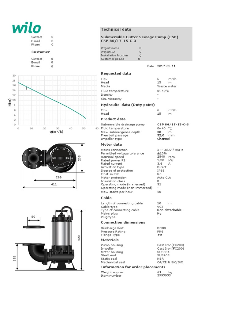 Pompa Bak Air Kotor Kimia Sump Pit 03-CSP Datasheet 50Hz v1.21 | PDF | Pump | Gases