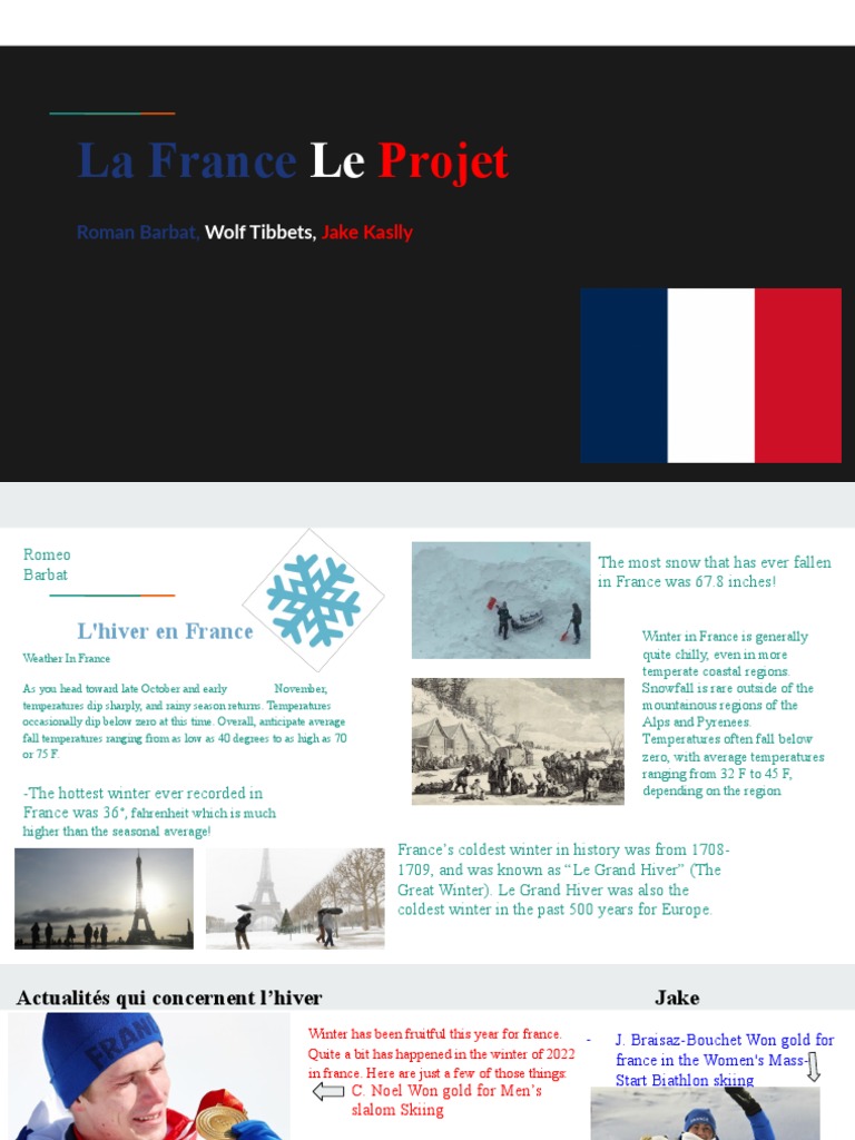 French Project | PDF | Natural Environment | Atmospheric Sciences