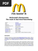 McDonalds Assembly Line | PDF | Mc Donald's | Fast Food Restaurants