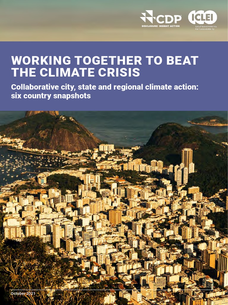 CDP Collaborative City State Regions Report | PDF | Climate Change ...