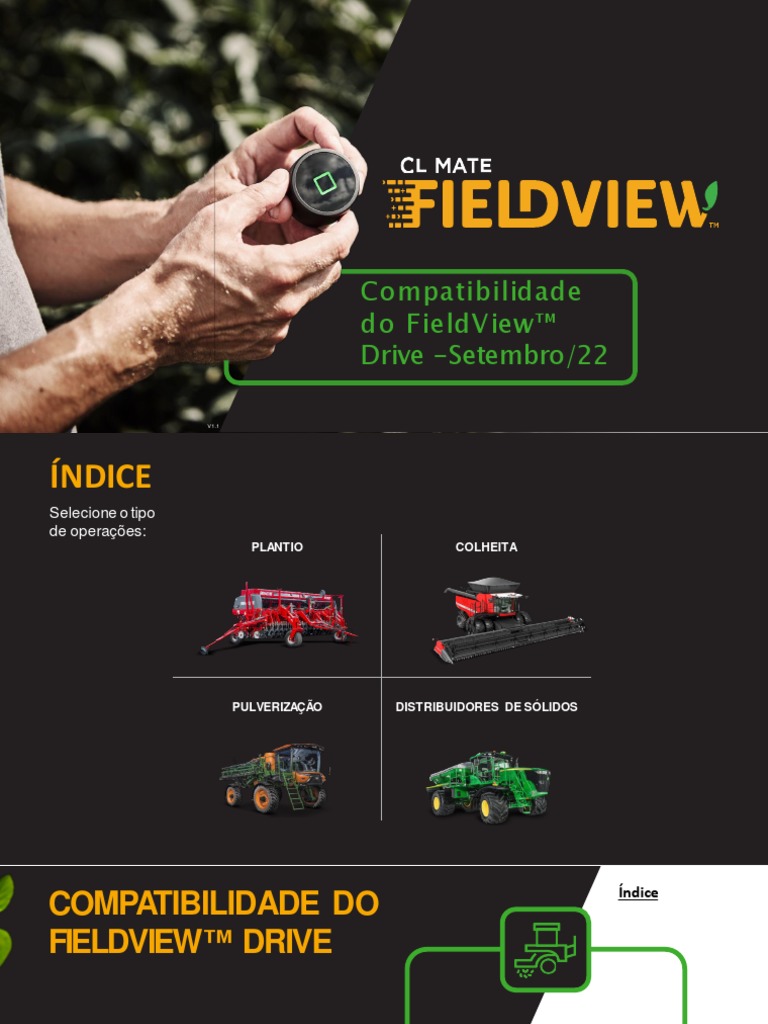 Compatibilidade FieldView Drive - Brasil - 2022 | PDF | Agricultura ...
