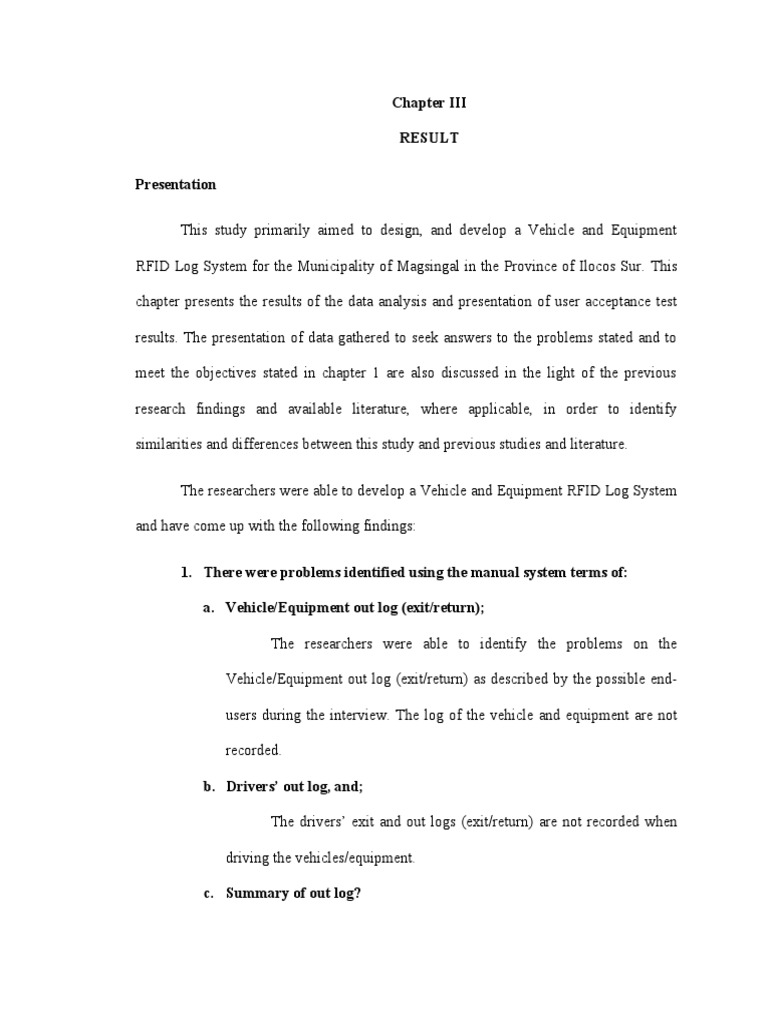 9 Chapter III | PDF | Usability | Reliability Engineering