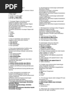 Soal Latihan Ujian Bendahara | PDF | Pengelolaan Keuangan & Uang