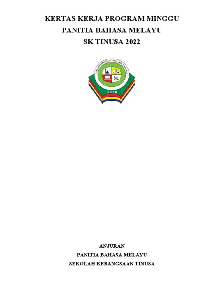 Kertas Kerja Program Minggu Bahasa Melayu | PDF