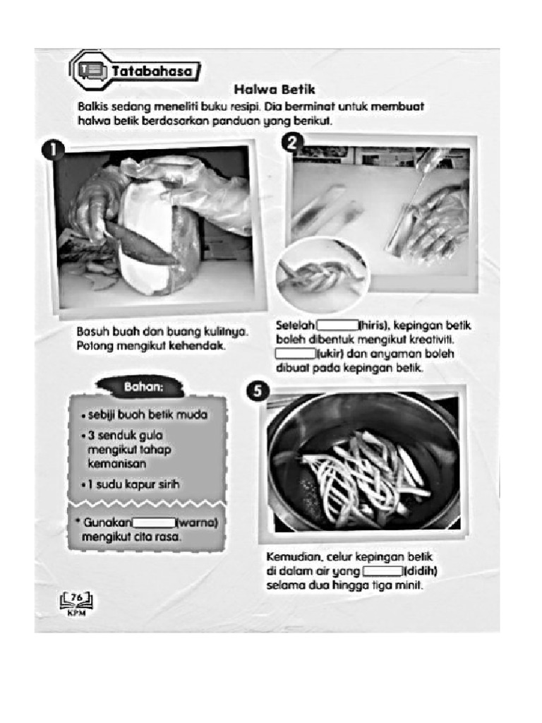 Halwa Betik (Lembaran Kerja) | PDF