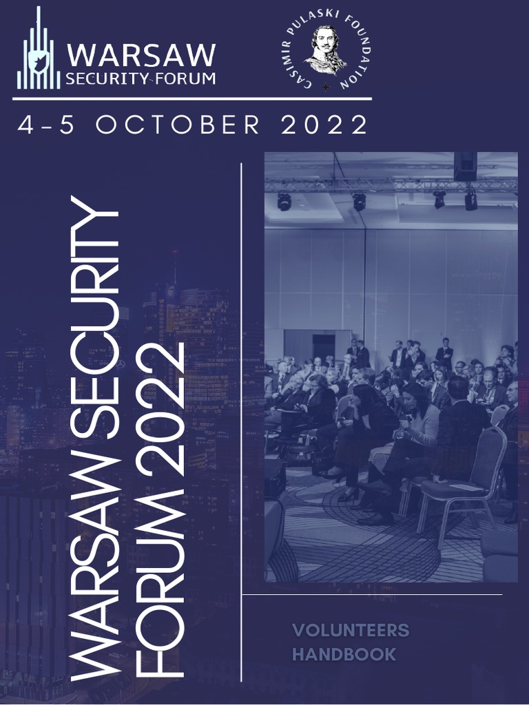 Warsaw Security Forum 2022 Overview | PDF | Think Tank | German Marshall Fund