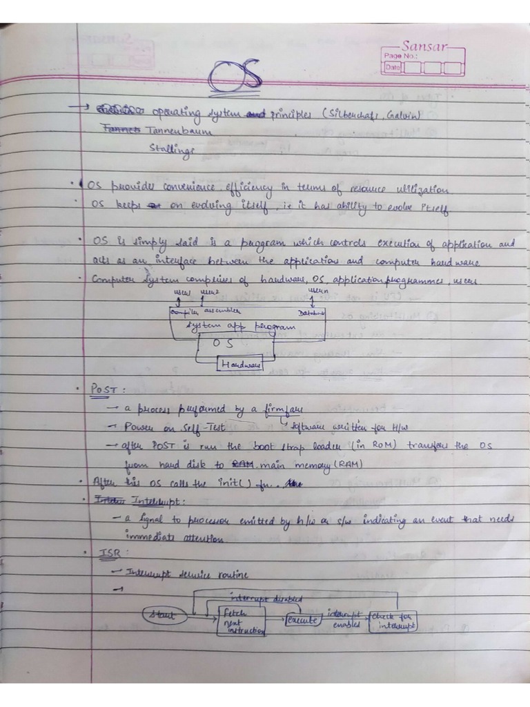 Isha Pathak Ma'am OS GOD Notes | PDF