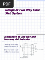Two Way Slab | PDF | Beam (Structure) | Prestressed Concrete