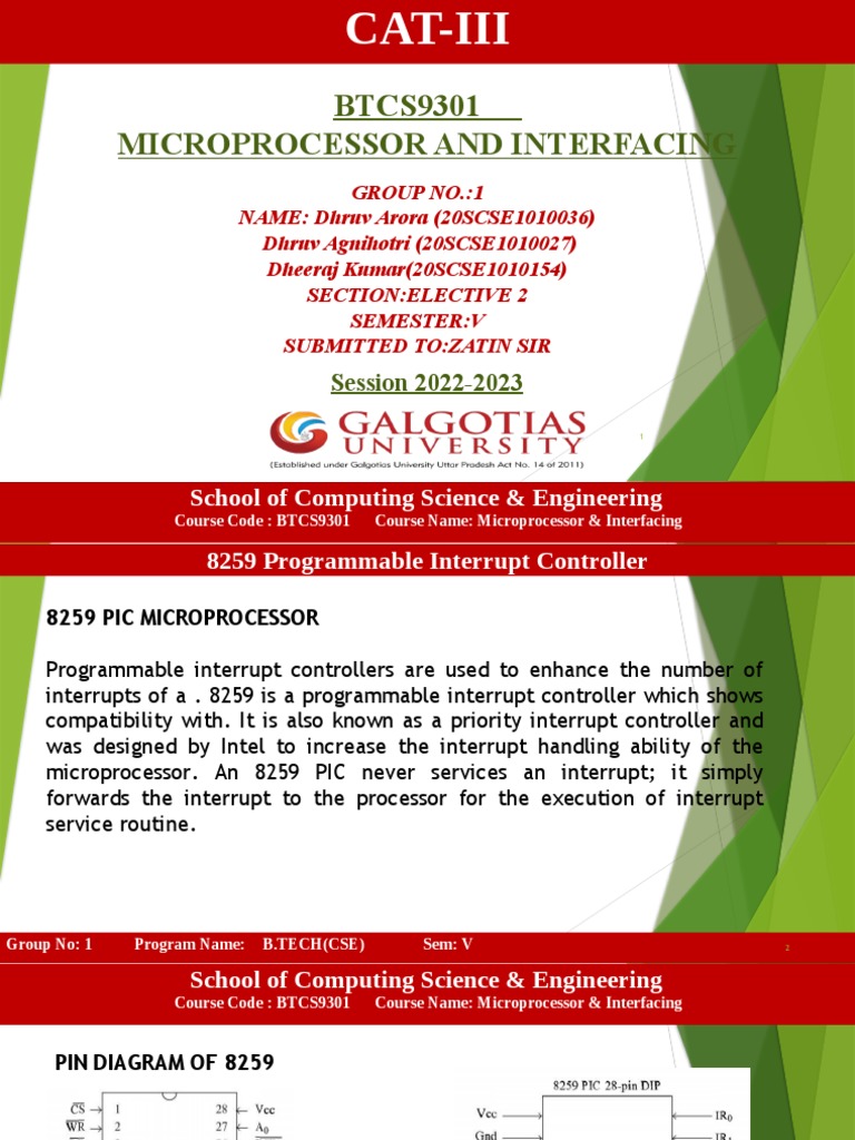 Cat 3 PPT | PDF | Microcontroller | Central Processing Unit