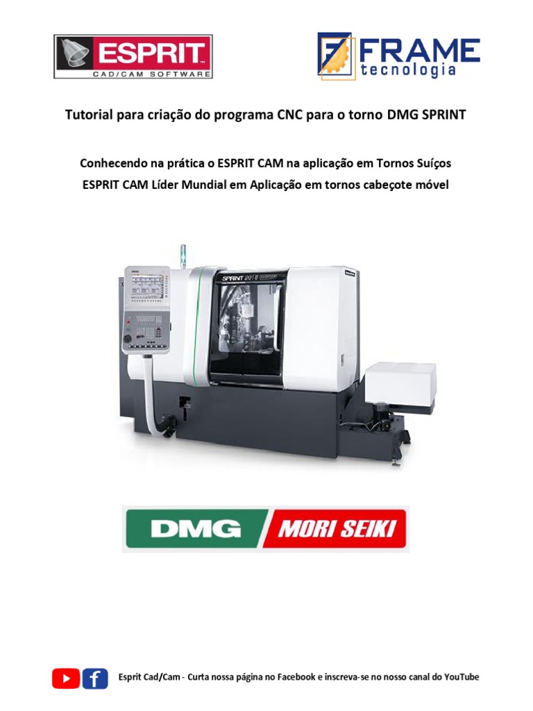 DMG SPRINT - Tutorial para Criação Do Programa CNC | PDF | Informática ...