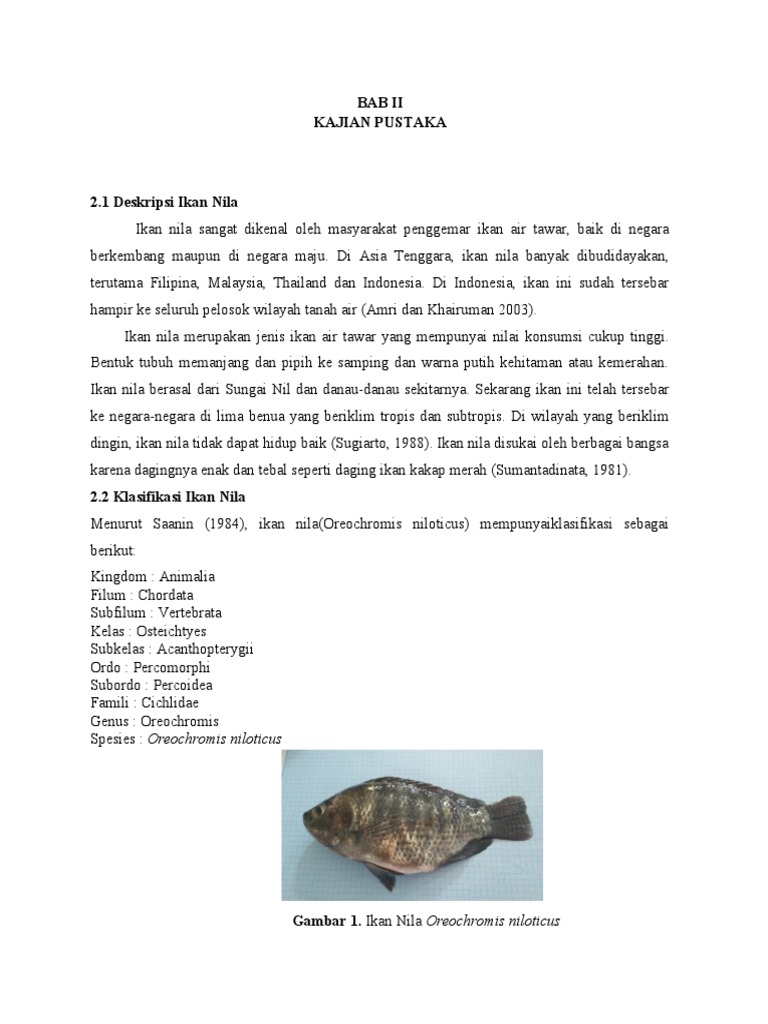 Ikan Nila | PDF