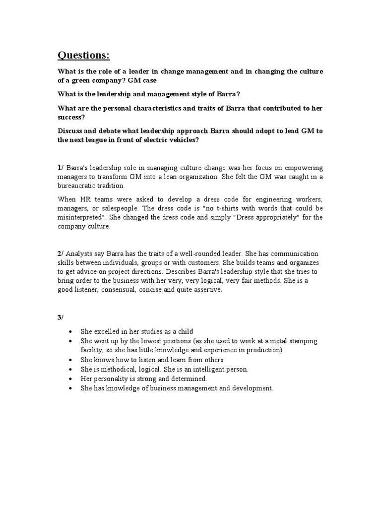 General Motors Case Nr.2 | PDF