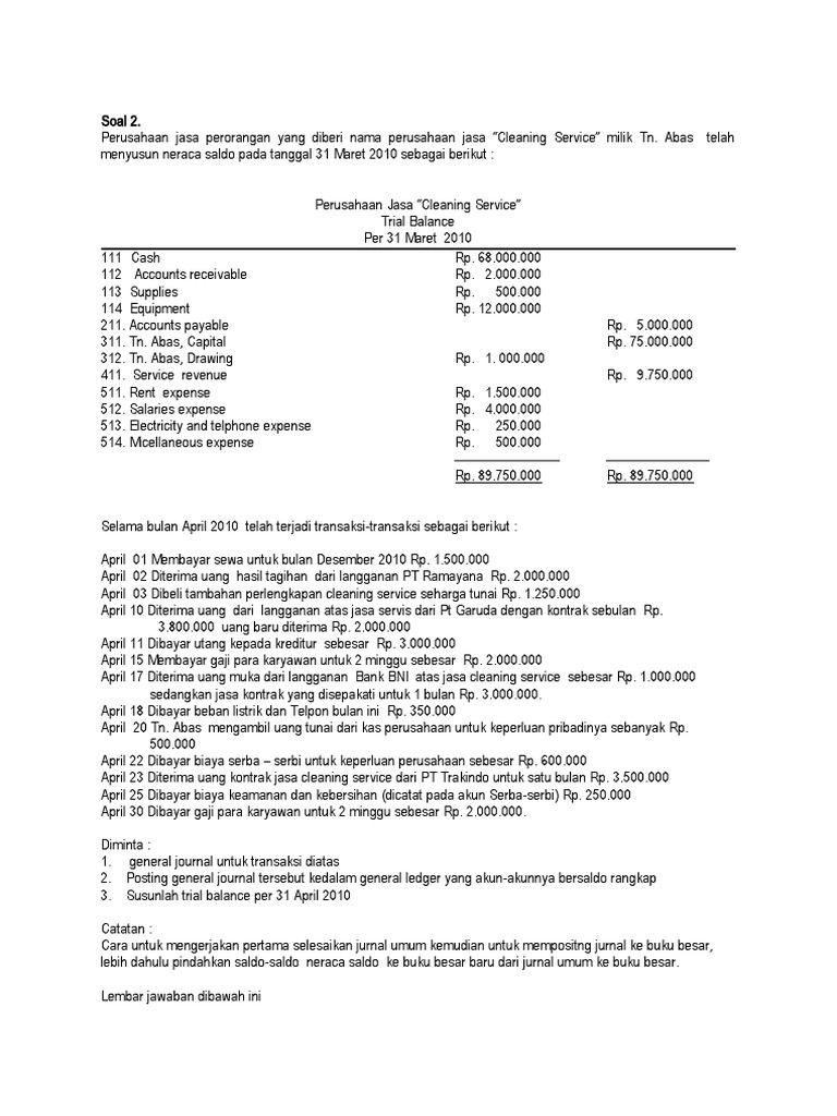 Jurnal Buku Besar Neraca Saldo | PDF | Bisnis | Hukum