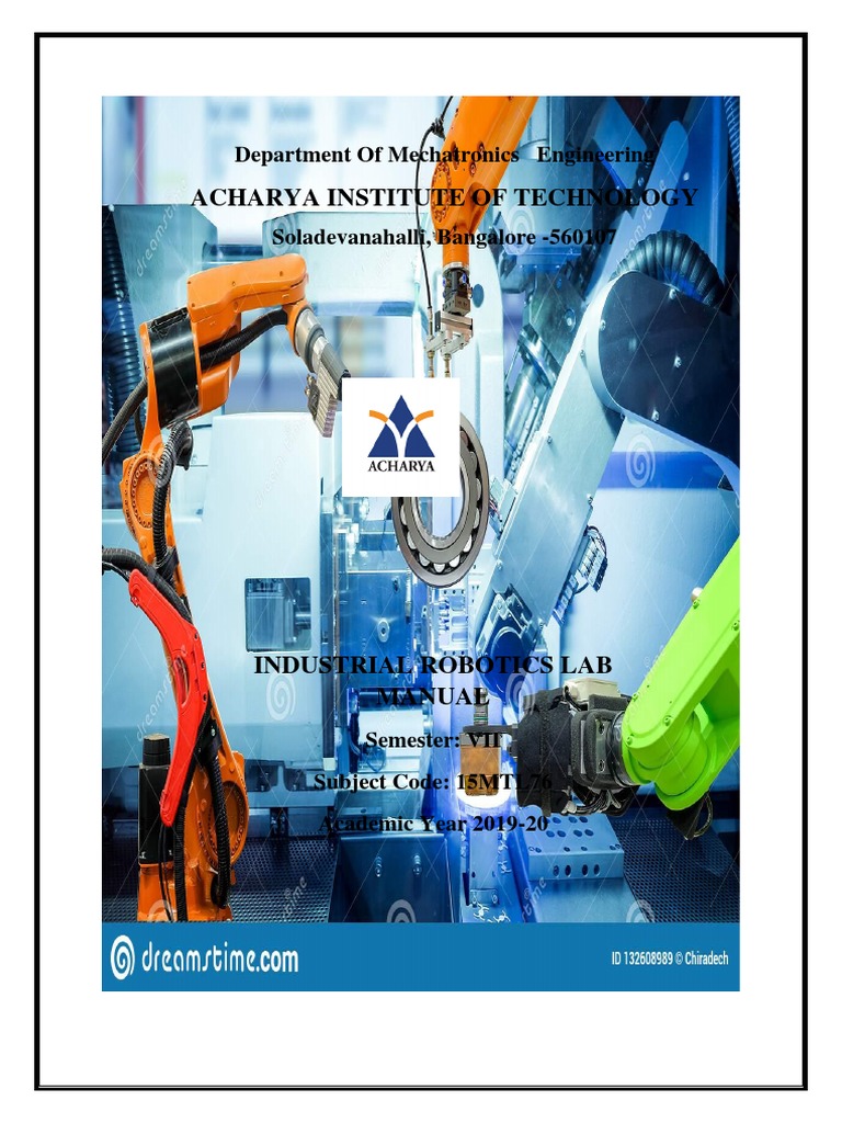 Industrial Robotics Lab Manual - Part B | PDF | Science & Mathematics | Technology & Engineering