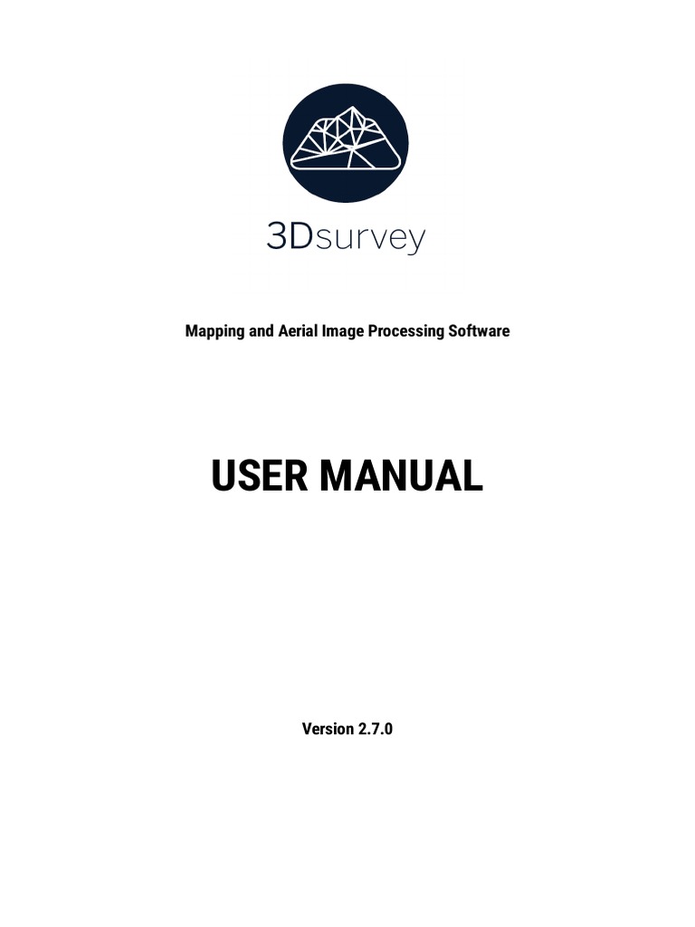 3dsurvey User Manual v2 7 0 | PDF | Graphical User Interfaces | 3 D ...