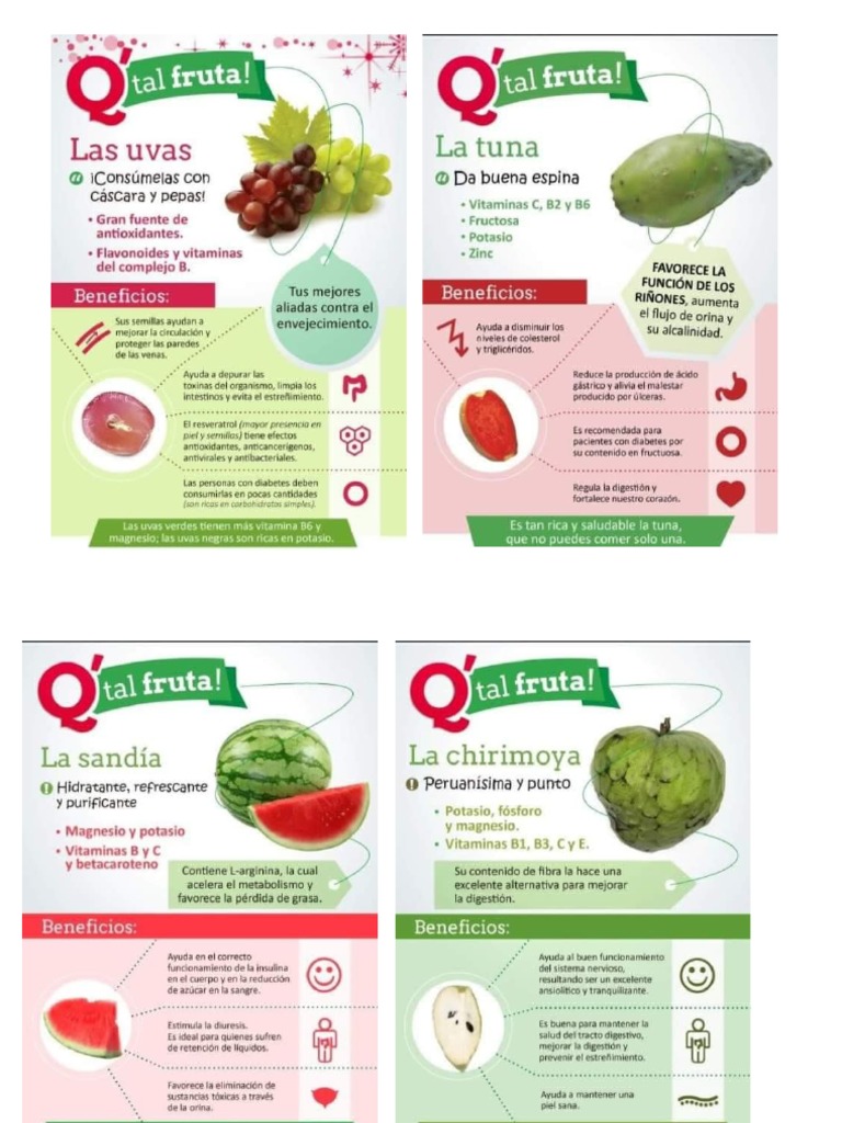 Beneficios de Las Frutas | PDF