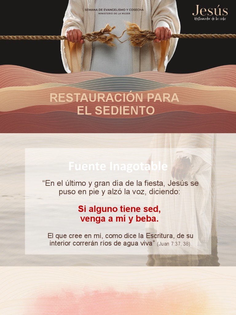 DIA 8 - 2022 - Arte SEF - Jesus Restaurador Da Vida - ESP - REV | PDF ...