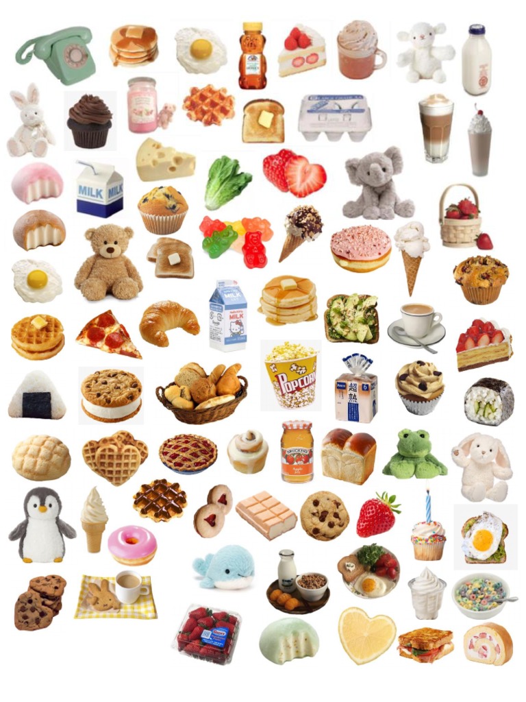 Stickers Comida PNG by @sof - Art - Notes | PDF
