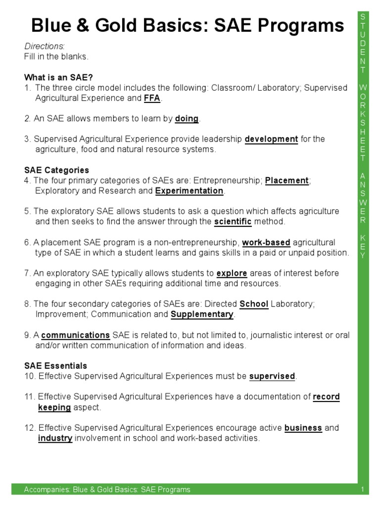 Blue Gold Basics Sae Programs | PDF | Behavior Modification | Learning