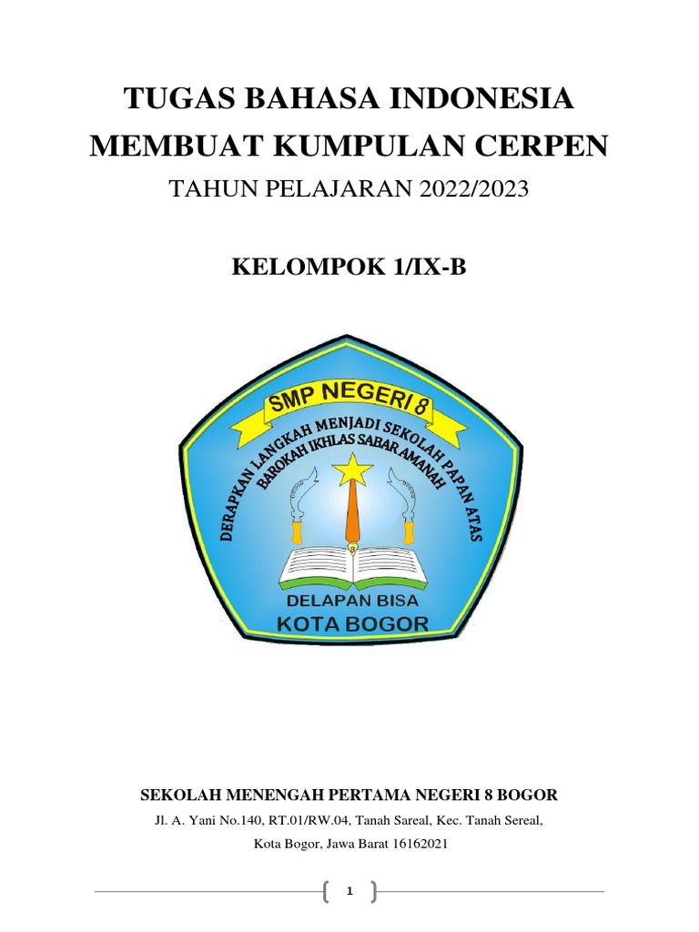 Kumpulan Cerpen SMPN 8 Bogor | PDF | Fiksi Umum