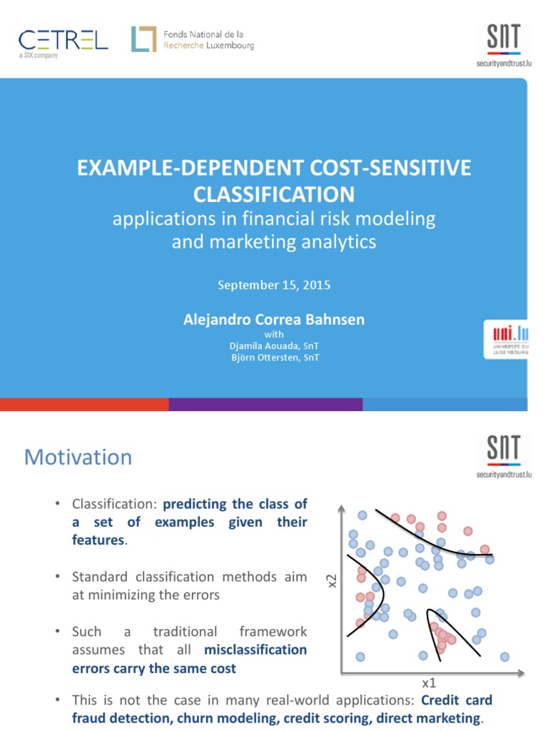 Exampledependentcostsensitiveclassification Alejandro Correa1 Pdf