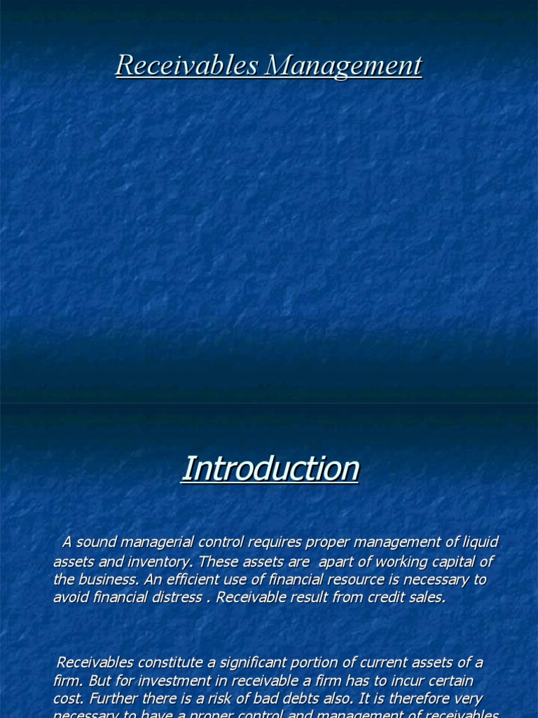 Sample of Accounts Receivables | PDF | Credit | Finance & Money Management