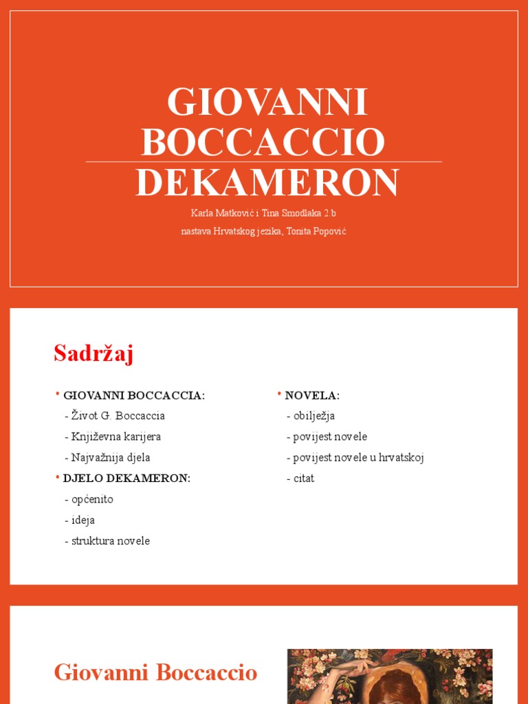 Giovanni Boccaccio | PDF