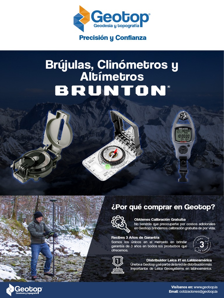 Brochure - Brunton 2020 v2 | PDF | Brújula | Azimut