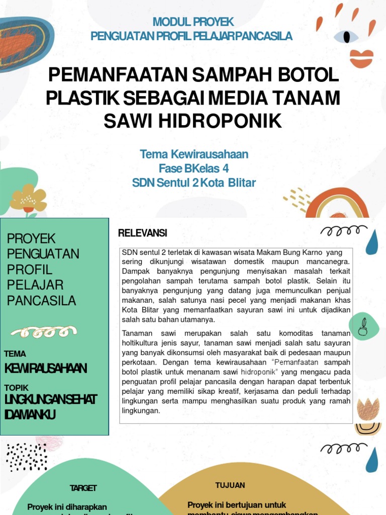 Pemanfaatan Botol Plastik untuk Hidroponik | PDF | Karier & Perkembangan | Kesehatan Holistik