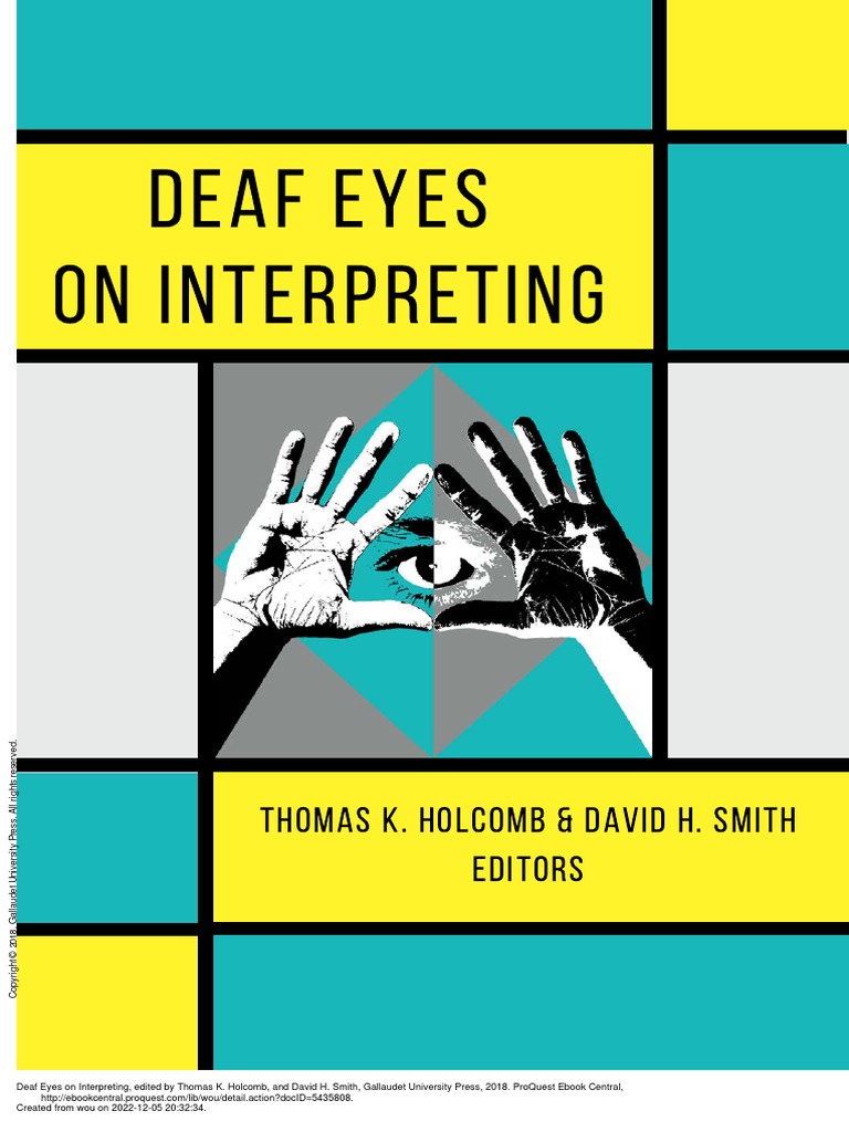 Deaf Eyes On Interpreting | PDF | Language Interpretation | American ...