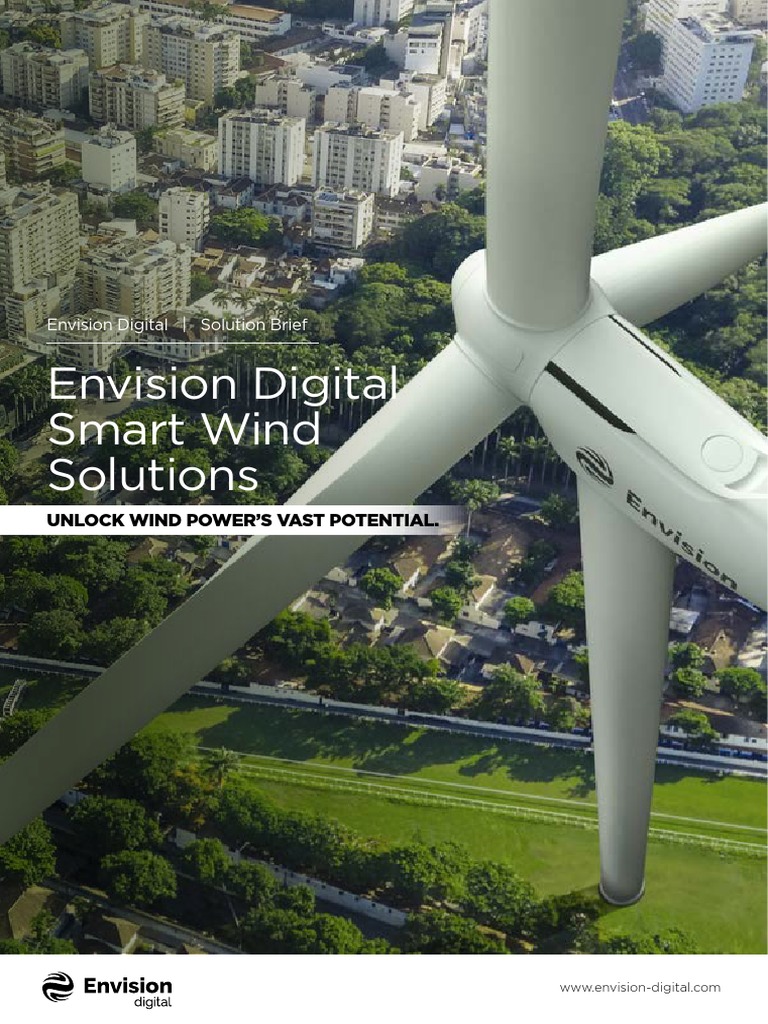 ENVISION DIGITAL SMART WIND SOLUTION DECK Draft2 | PDF | Wind Power | Wind Turbine