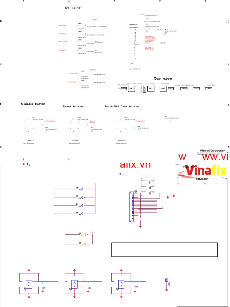 SKEMA Wistron HM40-MV Acer Aspire 4732, 4520. Emachines D525, D725 | PDF