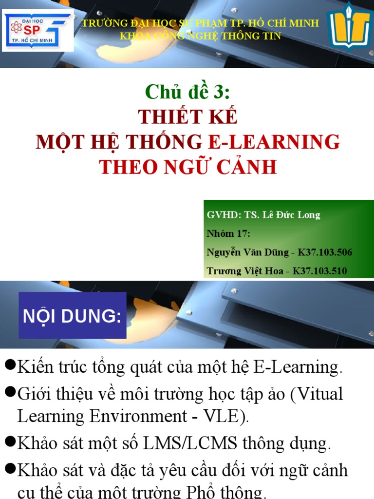 (123doc) Thiet Ke Mot He e Learning Theo Ngu Canh | PDF