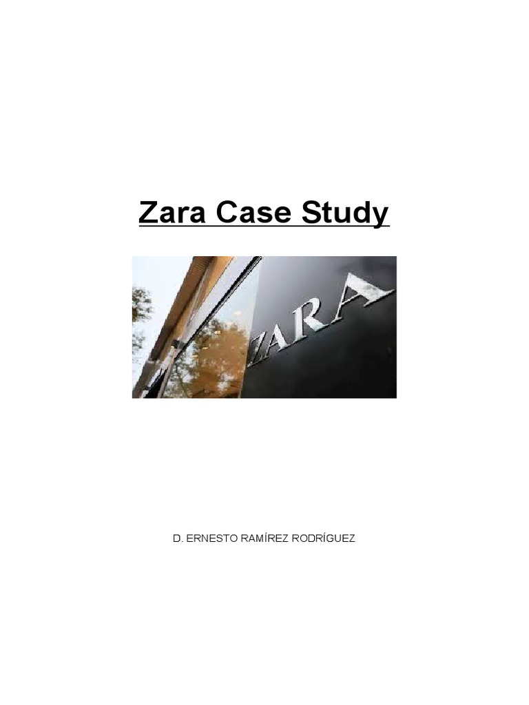 Zara - Case Study | PDF | Sales | Brand