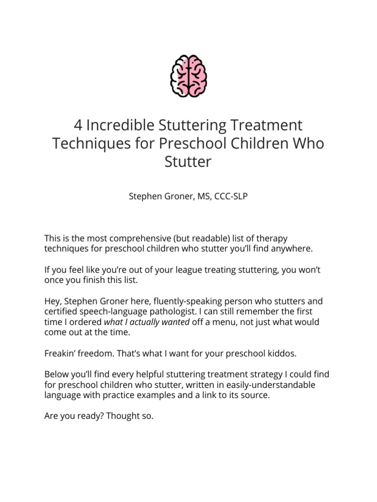 Stuttering | PDF | Stuttering | Speech