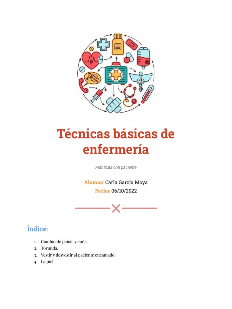 Técnicas Básicas de Enfermería | PDF | Pañal | Lavado de manos