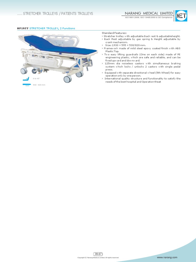 Emergency recovery-trolley | PDF | Land Vehicles | Vehicle Technology