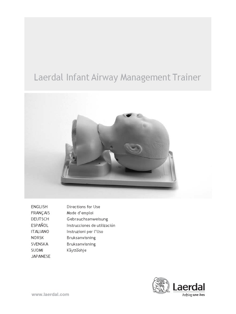 Laerdal Infant Airway Management Trainer | PDF | Clinical Medicine ...