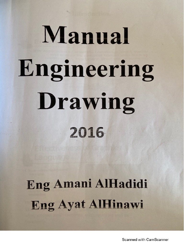 Manual Engineering Drawing | PDF