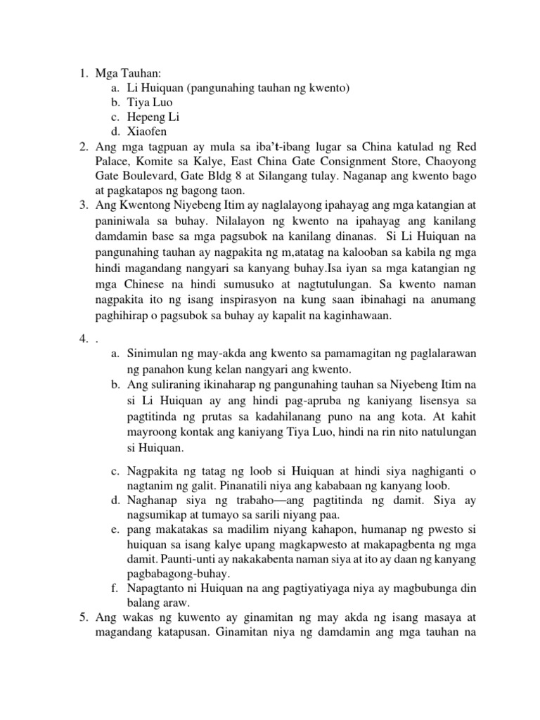 NIyebeng Itim | PDF NIyebeng Itim | PDF