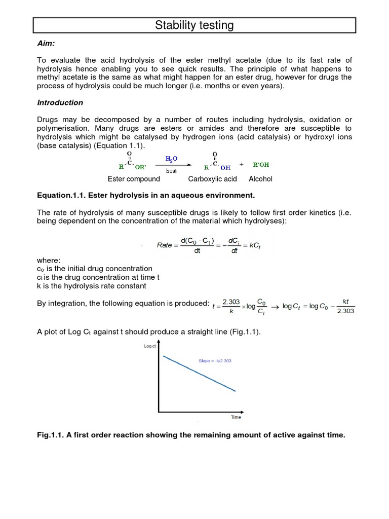 Stability Practical | PDF