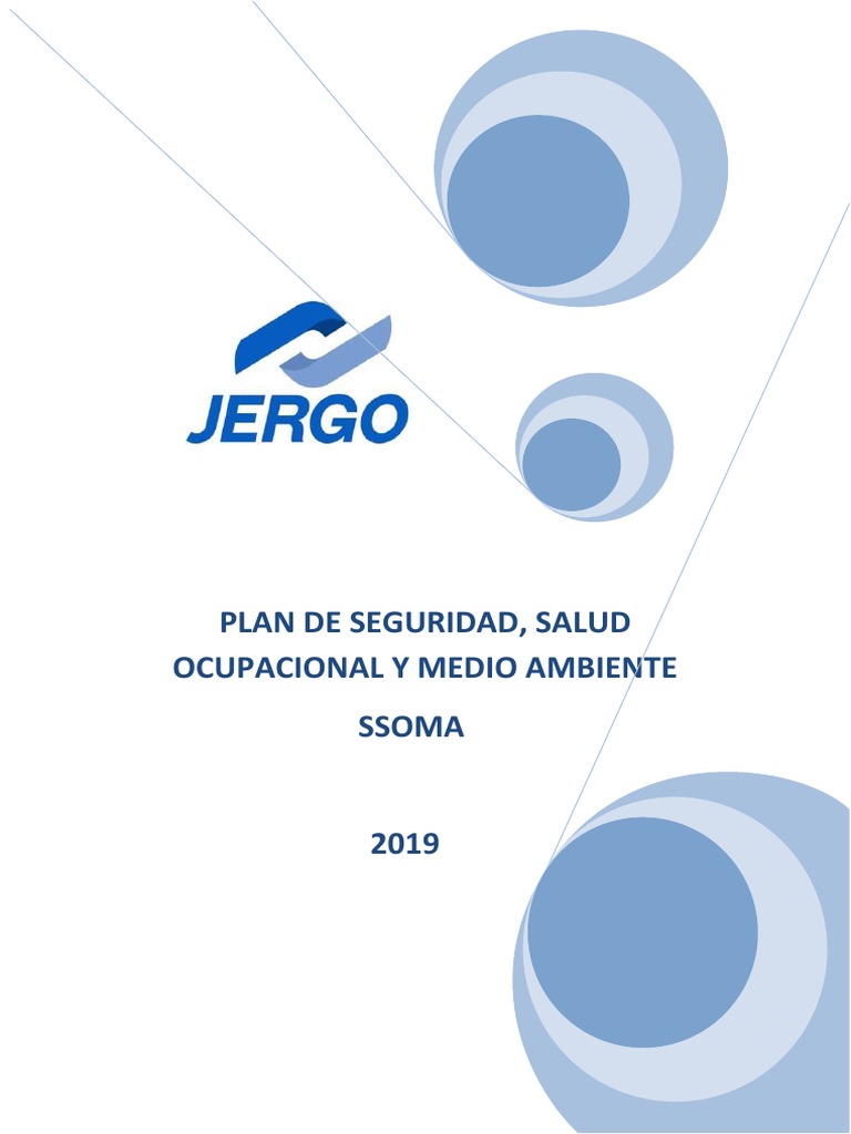 Plan de Seguridad, Salud Ocupacional y Medio Ambiente | PDF | Seguridad y salud ocupacional | La ...